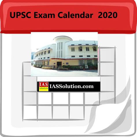 UPSC Exam Calendar Dates Of Examinations IAS Solution