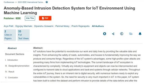 Arya Patil On Linkedin Iot Cybersecurity Machinelearning Research