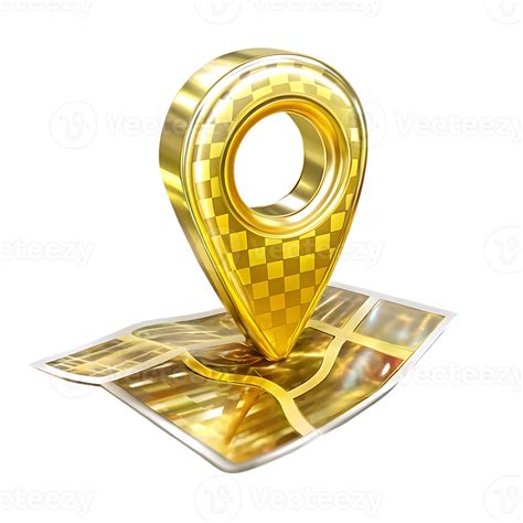 a luxurious golden map pointer location icon design 56418548 png