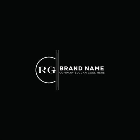 Premium Vector Rg Letter Logo Design Rg Business And Real Estate