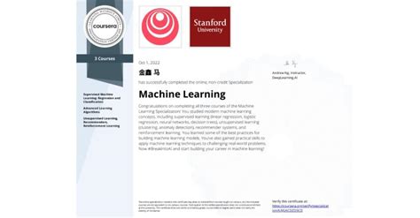 Jinxin Ma On Linkedin Excellent Courses For Machine Learning Highly Recommended