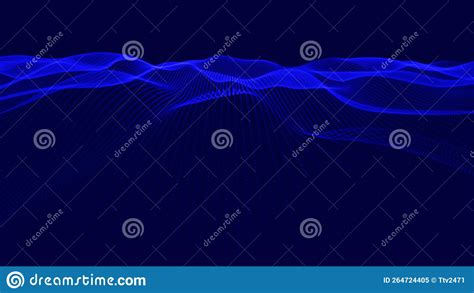 Abstract Futuristic Background Big Data Visualization Network Connection Data Transfer 3d