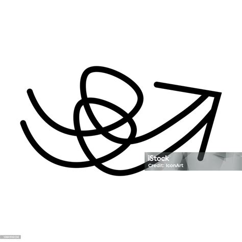 Sketch Loop Arrow Icon From User Interface Collection Thin Linear