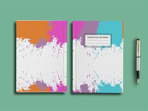 Composition Notebook Cover Design Graphic By Md Solayman Ali Creative Fabrica