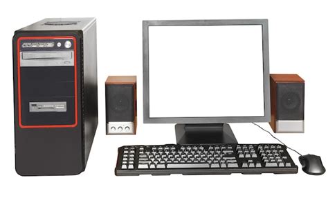 Premium Photo Desktop Computer With Cut Out Display