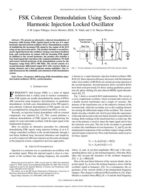FSK PDF Capacitor Modulation