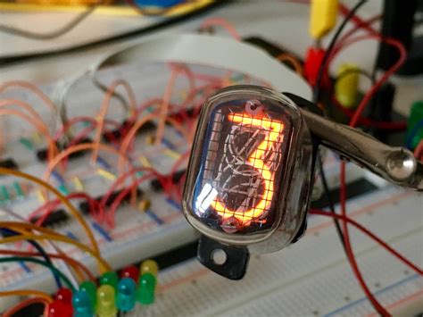 Nixie Tube Display 1 Play Counter For SoundCloud The Idea Mixed Tinkerings
