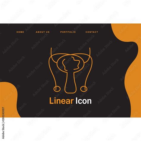 Male Reproductive System Icon For Your Project Stock Vector Adobe Stock