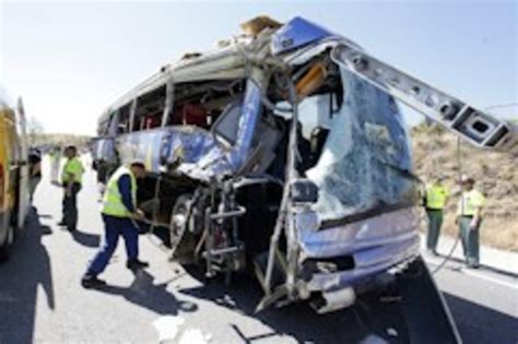 Detenido El Conductor Del Autobús Siniestrado Que Se Quedó Dormido