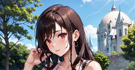 ティファ ティファさんを水着姿にしてみましたの ラブリーパンチ（パロディ）のイラスト Pixiv