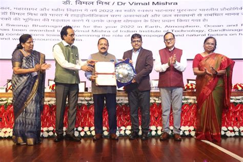 Shanti Swarup Bhatnagar Prize 2022 Center For Sustainable Development