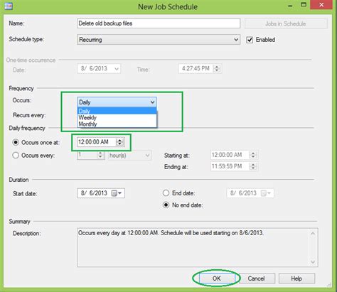 Sql Server Automating Backup Files Cleanup Task Using Maintenance