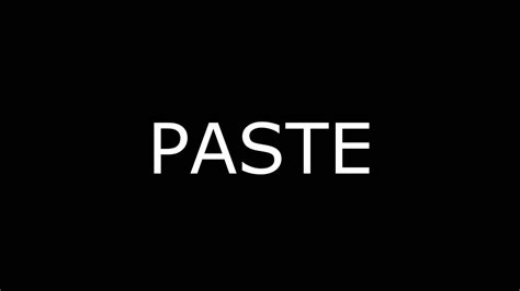 Sound Effect COMMANDS PASTE YouTube