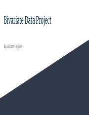 Bivariate Data Project Pdf Bivariate Data Project By Jack And Hayden Question Purpose Is There