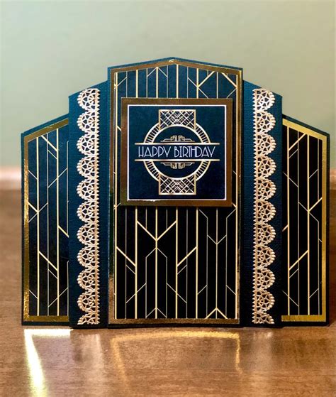Art Deco Birthday Card