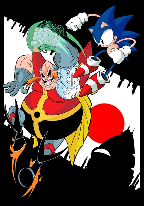 Sonic Vs Robotnik By Mobianmonster On Deviantart