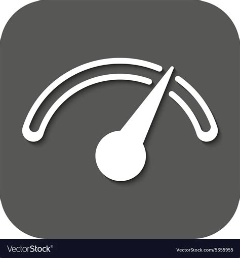 Tachometer Speedometer And Indicator Icon Vector Image