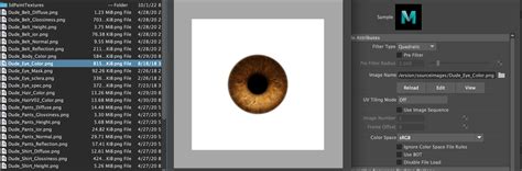 Eye Material Not Loading Correctly Rmaya