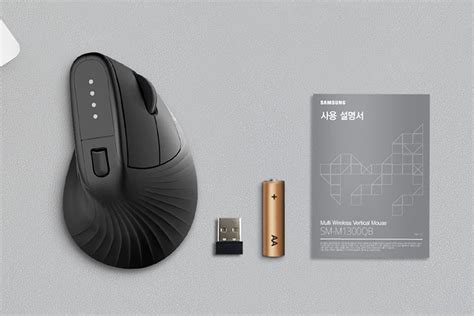 무선 버티컬 마우스 블랙 Sm M1300qb Samsung 대한민국