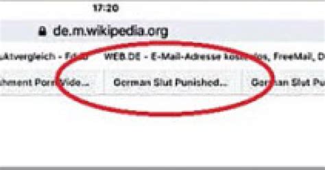 독일 정치인이 페이스북에 올린 사진에 포르노 흔적이