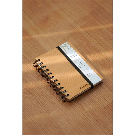 Jual Dekayu Indonesia Wooden Notebook Buku Sketsa Cover Kayu A6