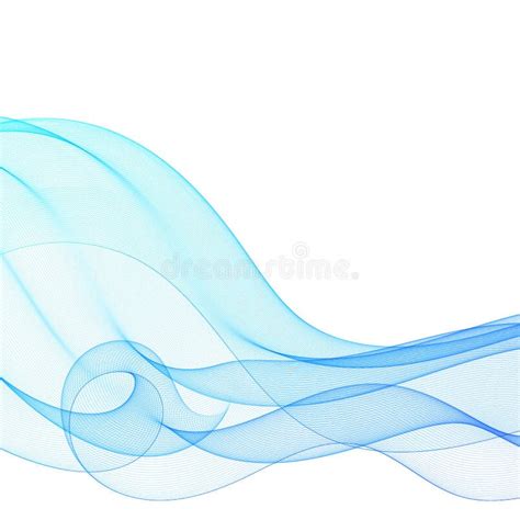 Abstract Vector Blue Wave Design Element Eps 10 Stock Vector Illustration Of Curve Motion