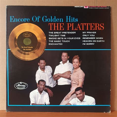 The Platters Encore Of Golden Hits 1960 Lp 2el Plak