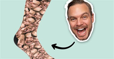 Personlige Strømper Med Billede Multiface Coolstuffdk