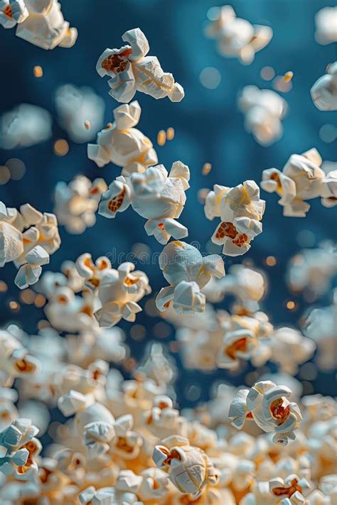 Kernels Midair Stock Illustrations 6 Kernels Midair Stock