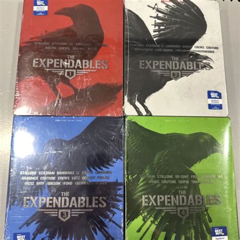 THE EXPENDABLES Steelbook K UHD Blu Ray Digitale Custodia Sigillato In Fabbrica EUR