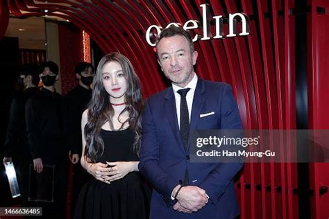 Yuqi Of Girl Group I Dle And Christophe Artaux Of Qeelin Are Seen At News Photo Getty Images