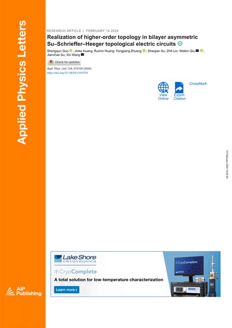 pdf realization of higher order topology in bilayer asymmetric su
