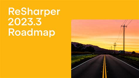 Jetbrains D Voile La Feuille De Route De Resharper Un Aper U