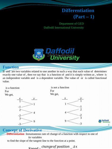Differentiation Part 1 Pdf Derivative Subtraction