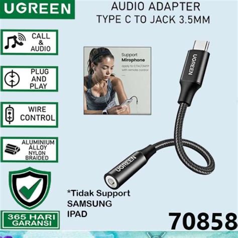 Jual Ugreen Usb Type C To Jack Audio Spesifikasi Original Murah Diskon Harga Maret Blibli