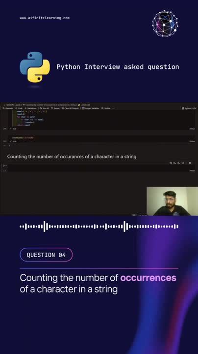 Interviewprep Pythondeveloper Datascience Aiengineers Machinelearning Aifinite Learning