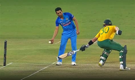 Ind Vs Sa Deepak Chahar Gives A Hilarious Mankad Warning To Tristan Stubbs