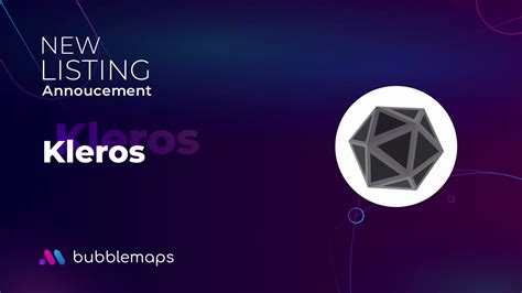 Bubblemaps 🫧 On Twitter Welcome To Bubblemaps Klerosio 🎉 App
