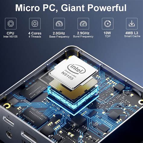 GMKtec NucBox 5 Gaming Mini PC Computer N5105 | Mechdiy