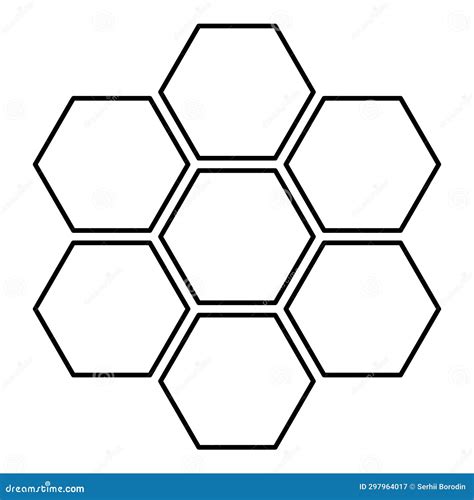 137 105 Hexagon A Six Sided Shape With Six Angles And Sides I Stock
