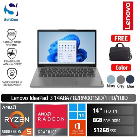 Promo Lenovo IdeaPad Slim ABA SID TID UID Notebook Ryzen U GB GB SSD FHD