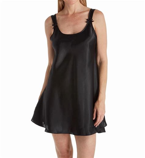 Womens Amanda Rich 561d 40 9satin Bias Cut Short Gown Black M