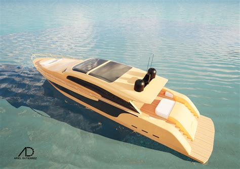 Ariel Gutierrez Gutierrez 32m Luxury Sport Yacht New Renders