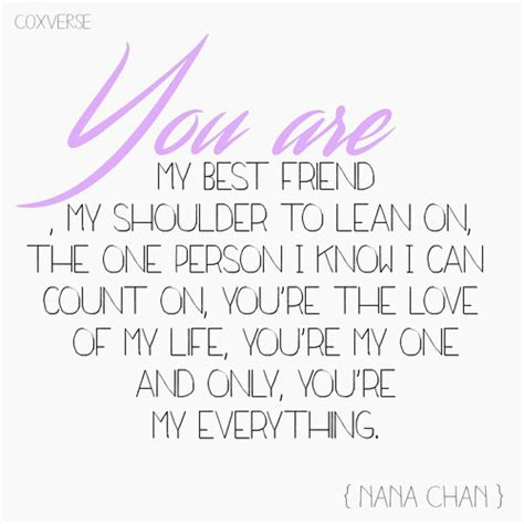 Romantic Love Quotes For You Youre The Love Of My Life Youre My One