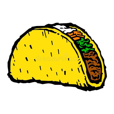 Shell Taco Stock Illustrations 953 Shell Taco Stock Illustrations