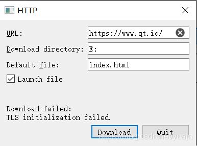 解决Qt5 使用HTTP时报错TLS initialization failed lxg 7105 博客园