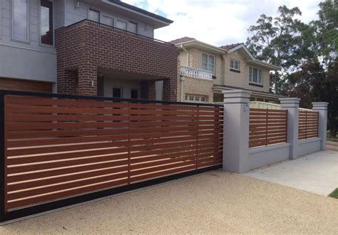 Brick Wall Fence Design