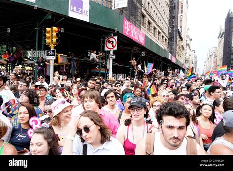 New York New York Usa 25th June 2023 The 2023 Ny Pride Parade