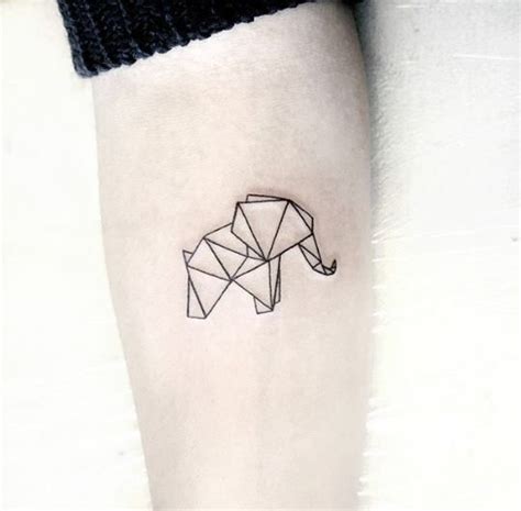 75 Big And Small Elephant Tattoo Ideas Brighter Craft Geometric