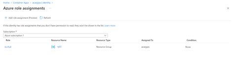 Azure Unable To Update Image Of ContainerApp With Az Up Command